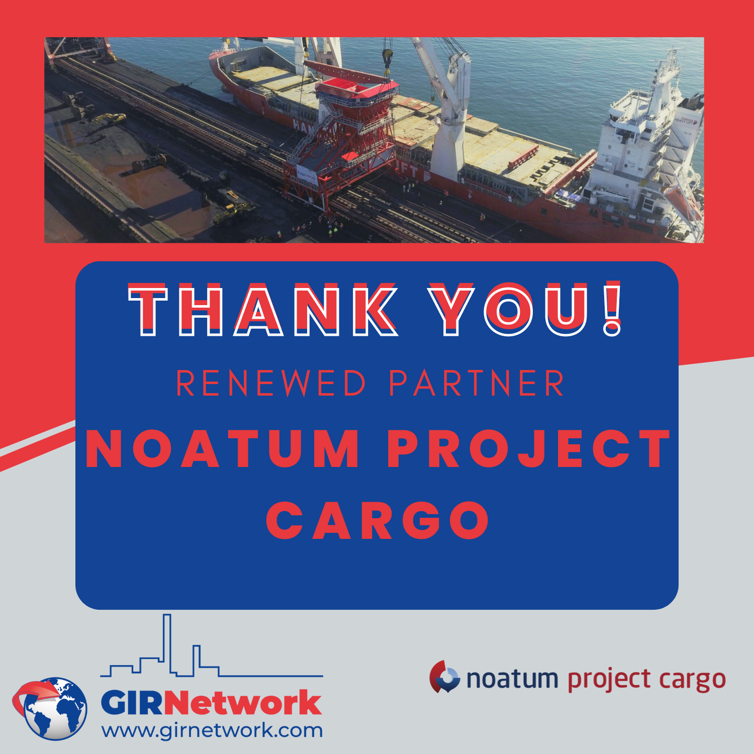 Noatum Project Cargo remains in our network - Global Industrial Relocation Network